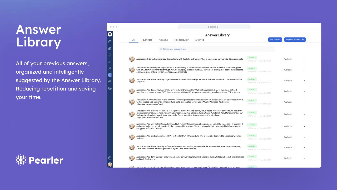 Pearler: RFP Response Management | AppSumo