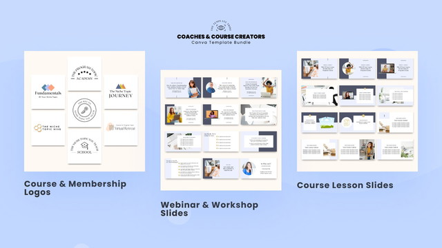 Coaches & Course Creators Canva Template Bundle | AppSumo