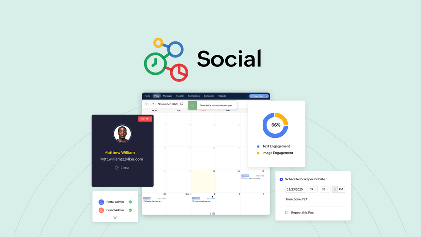 Zoho Social - Manage social media across brands | AppSumo