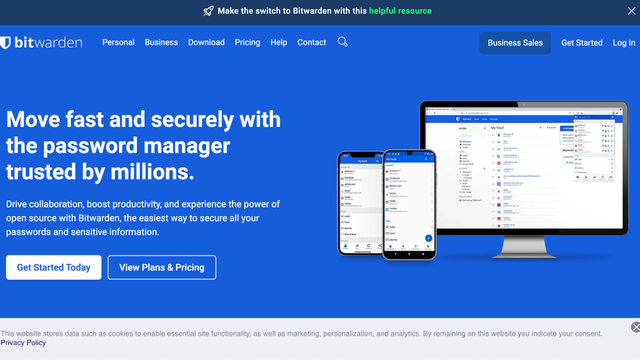 Bitwarden - Save and secure passwords and data | AppSumo