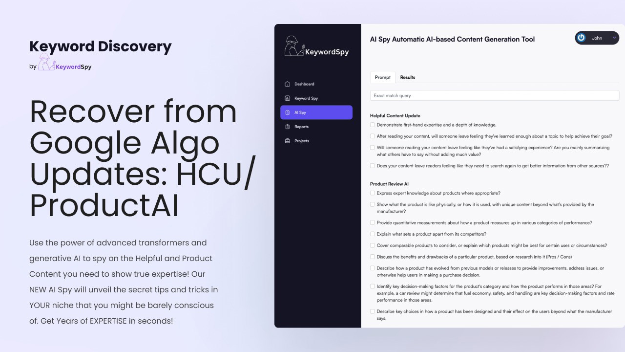 Keyword Discovery by Keyword Spy | AppSumo