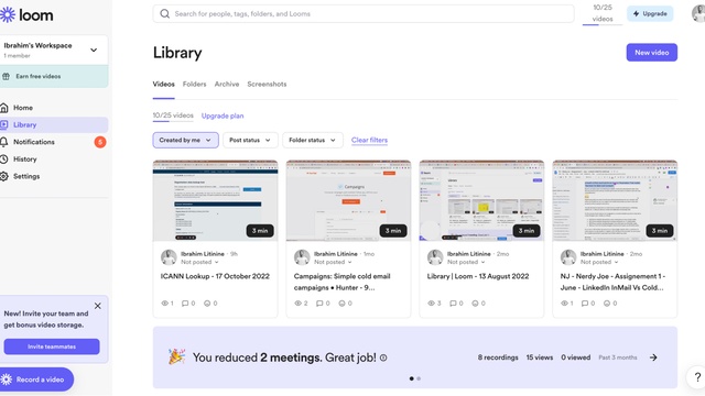 Loom - Create instantly shareable message videos | AppSumo