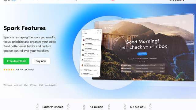 Spark Mail - Focus, prioritize & manage your inbox | AppSumo