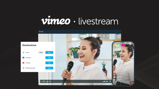 Vimeo Livestream - Broadcast live events in HD | AppSumo