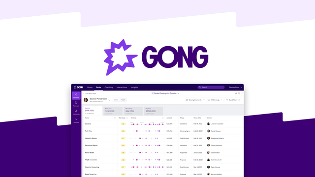 Gong - Close more sales with customer insights | AppSumo