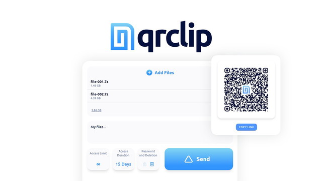 QRClip - The Future of Secure and Seamless File Sharing | AppSumo