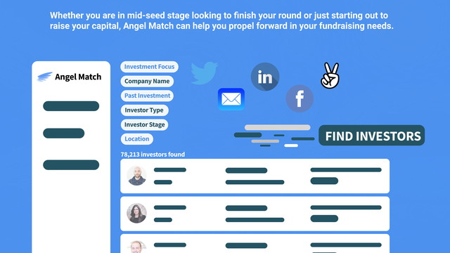 Angel Match - Find angels & VCs to raise funds | AppSumo