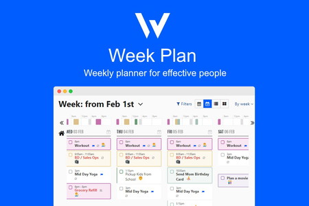Is it possible to integrate several google calendars into | Week Plan ...
