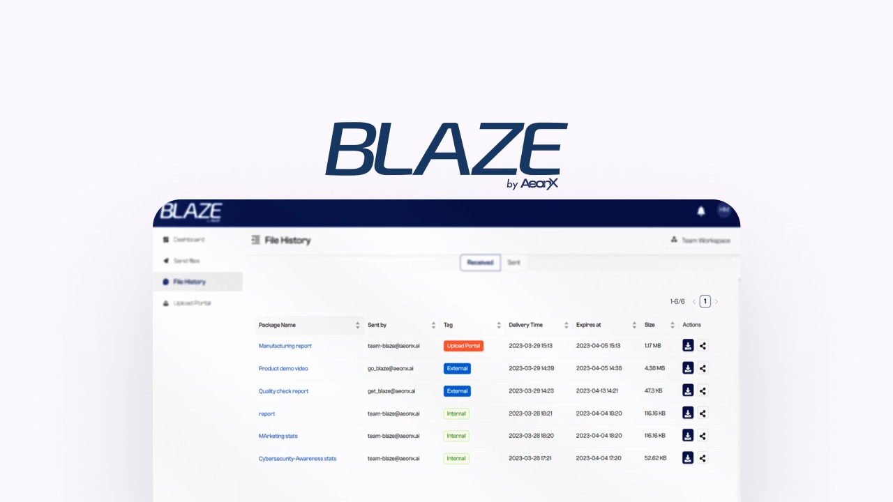 BLAZE Transfer | AppSumo