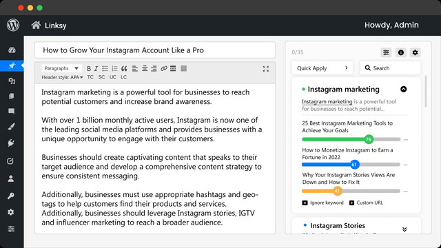 Linksy: AI-Powered Internal Link Builder | AppSumo
