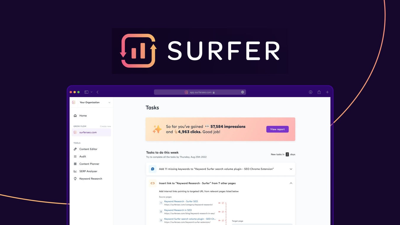 Surfer SEO - Get traffic with SEO-friendly content | AppSumo