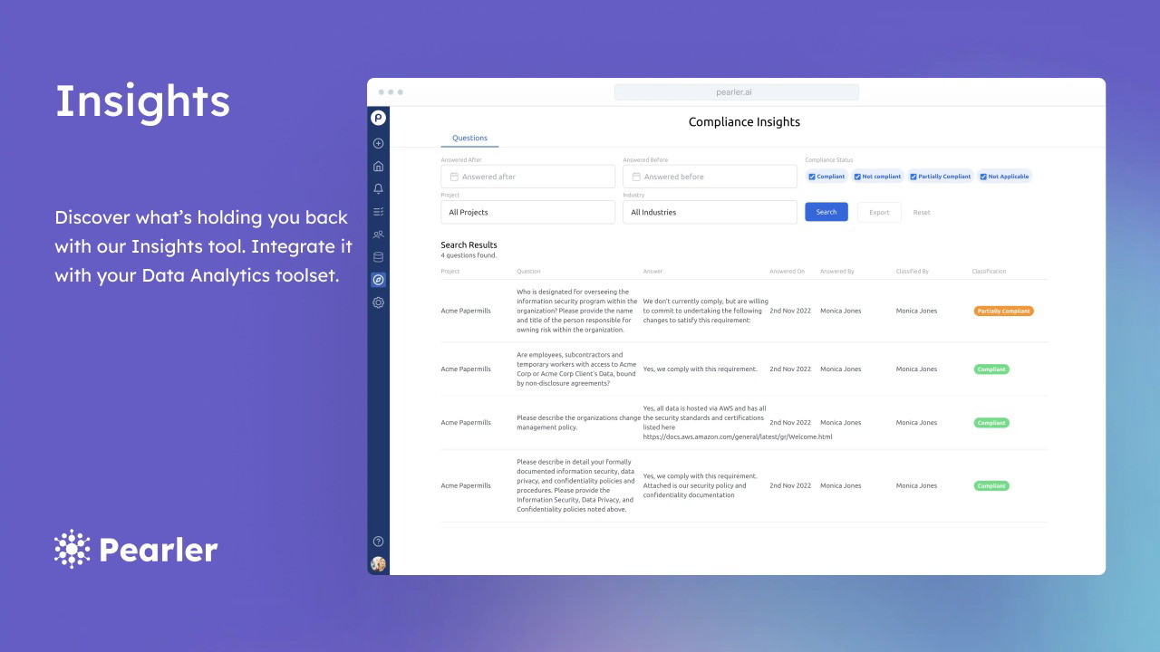 Pearler: RFP Response Management | AppSumo