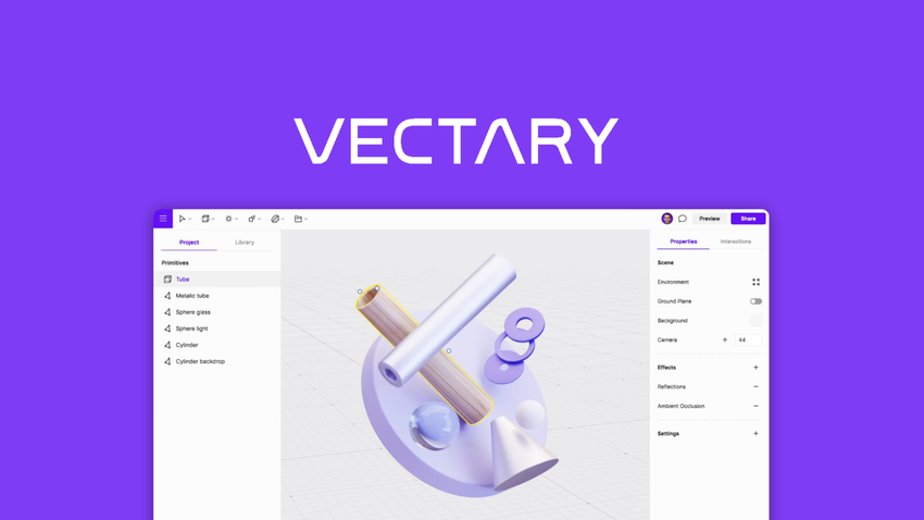 Vectary - Create 3D models easily | AppSumo