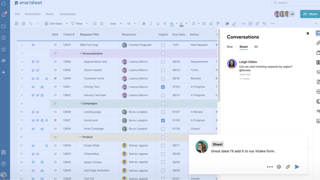 Smartsheets - Capture & track data and schedules | AppSumo
