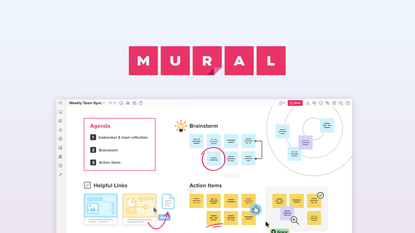 MURAL - Brainstorm & collaborate with a whiteboard | AppSumo