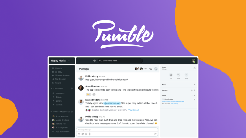 Pumble - Chat and collaborate with team members | AppSumo