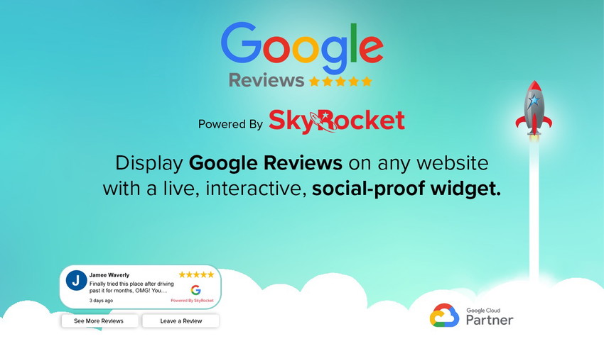 SkyRocket Reviews Website Widget | AppSumo