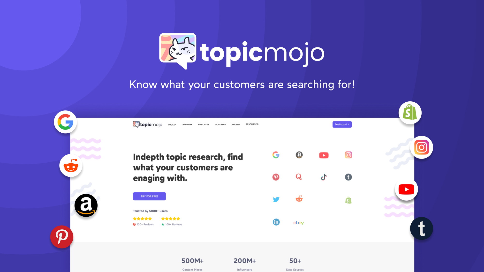 Topic Mojo - Know what customers search for | AppSumo