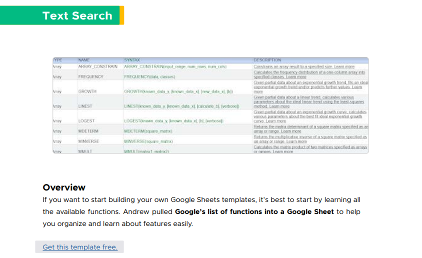 AppSumo's Google Sheets Template Pack | AppSumo