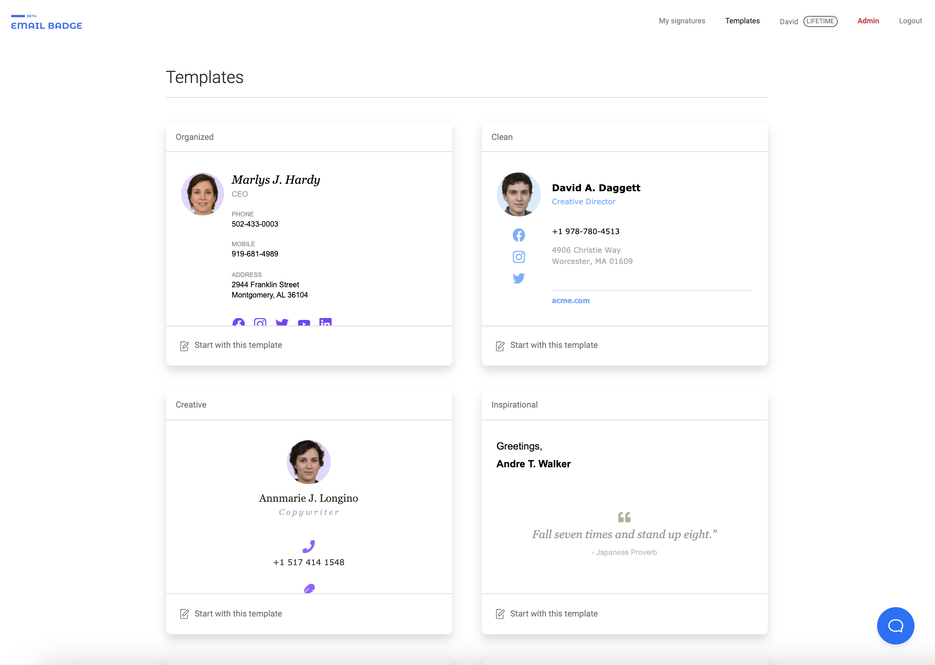 EmailBadge - Create email signatures & boost sales | AppSumo