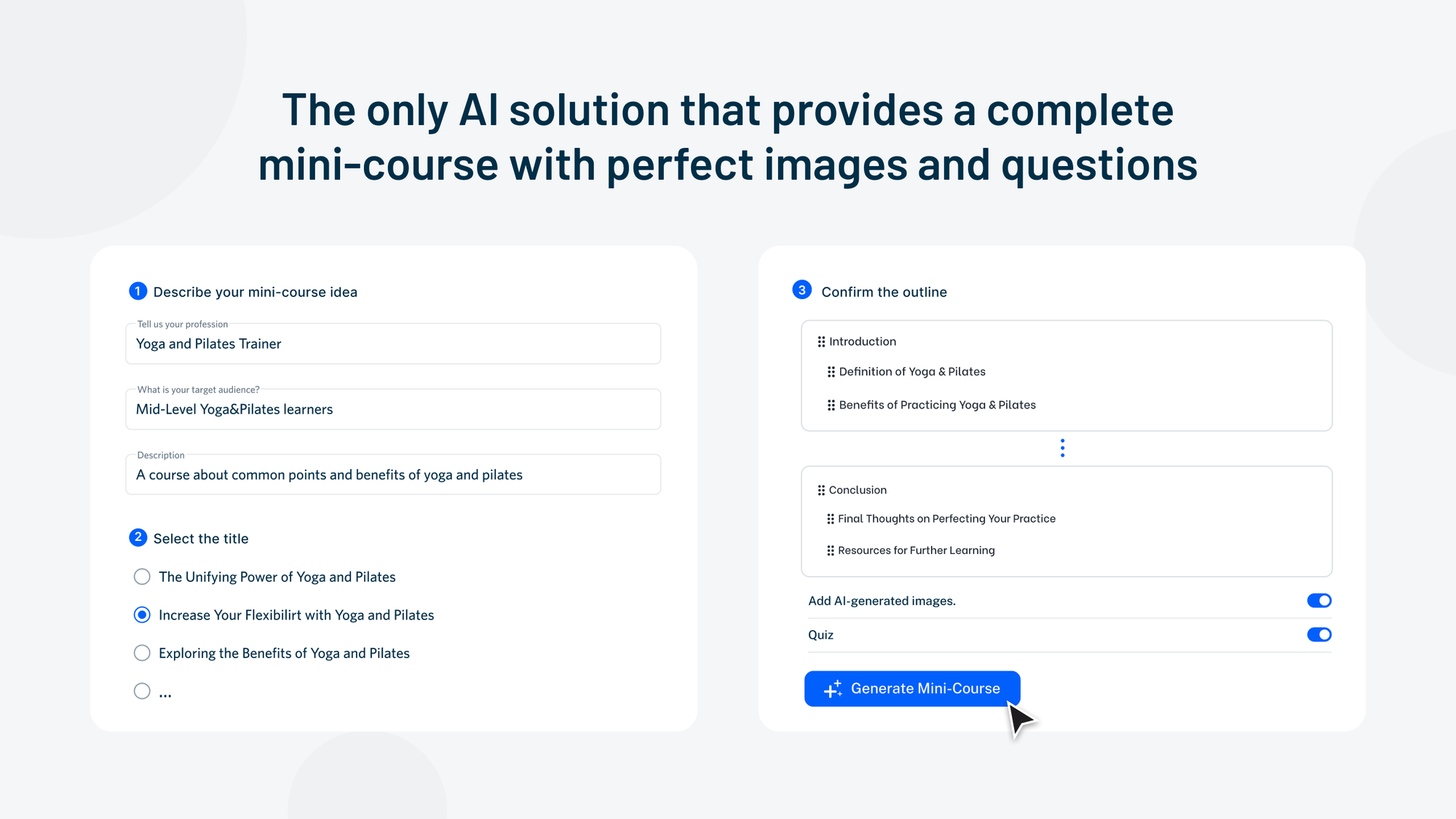 Mini Course Generator - Plus exclusive | AppSumo