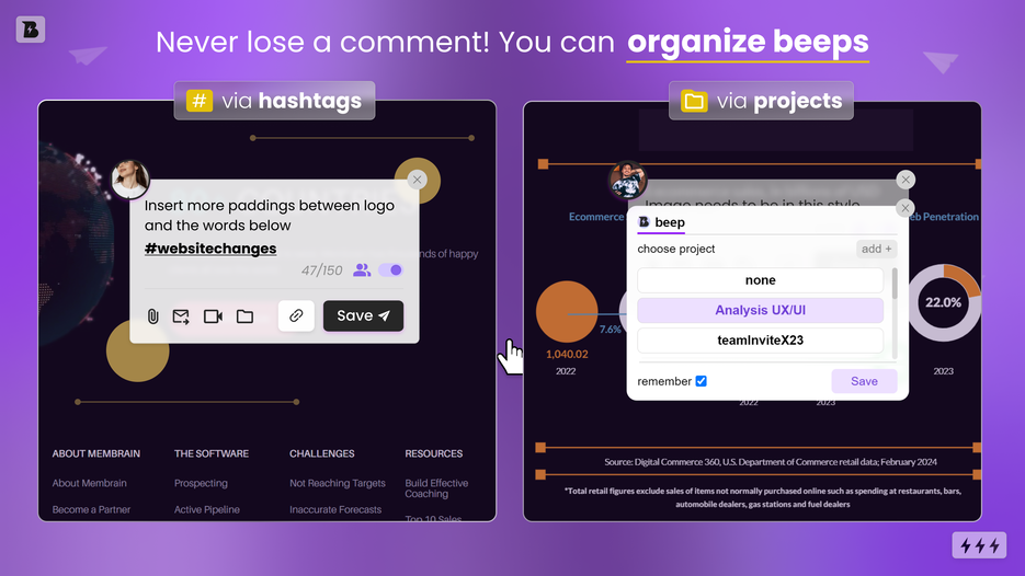 Beep - Deliver feedback on live websites | AppSumo
