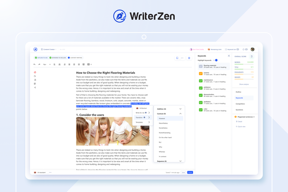WriterZen - Improve SEO with Google keyword data | AppSumo