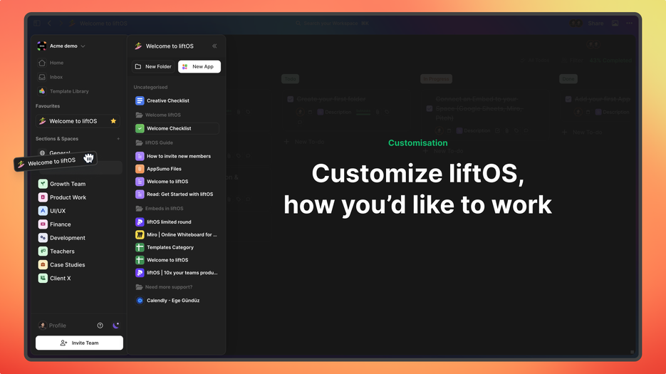liftOS - Keep tasks, wikis, and files in one place | AppSumo