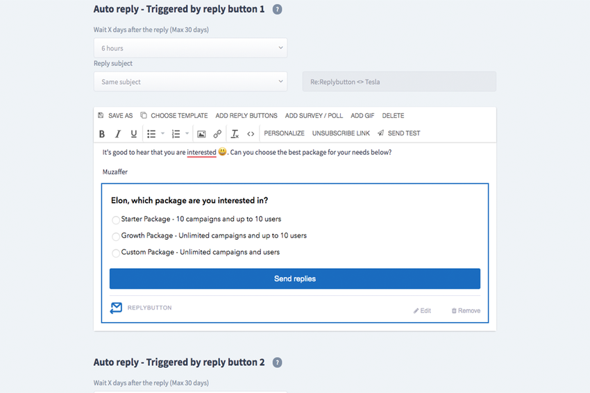 ReplyButton | AppSumo