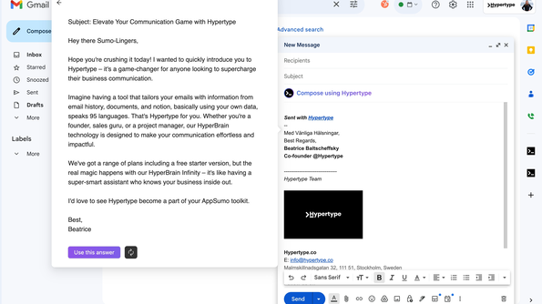 Hypertype - Automate your email replies with AI | AppSumo