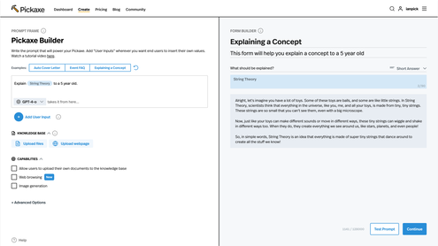 Pickaxe - Build, deploy, and monetize AI tools | AppSumo