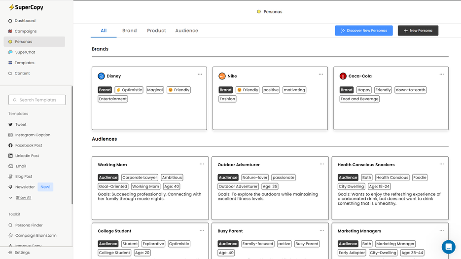 SuperCopy.ai - Create persona-driven AI content | AppSumo