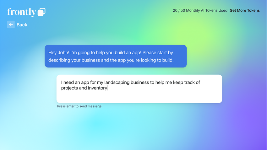 Frontly - Build no-code apps with AI | AppSumo
