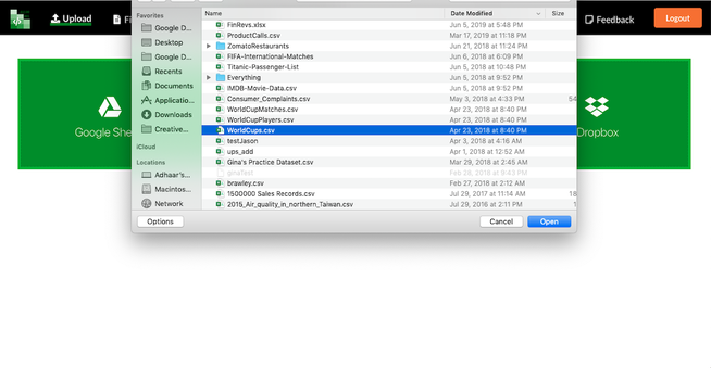 API Spreadsheets - Create spreadsheet importers | AppSumo
