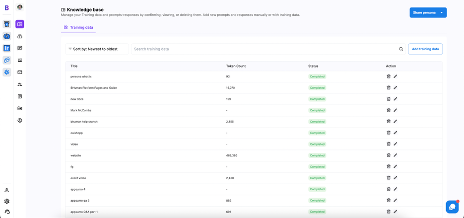 BHuman Persona - Create AI clones for tasks and meetings | AppSumo