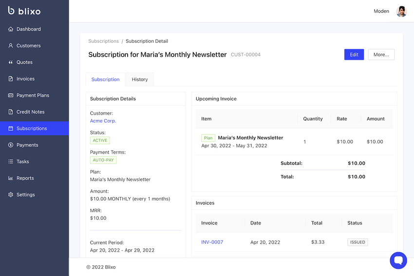 Blixo - Automate subscriptions and collections | AppSumo