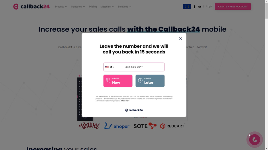 Callback24 - Grow sales with a click-to-call tool | AppSumo