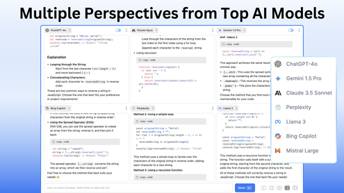 ChatPlayground AI - Get multiple AI perspectives | AppSumo