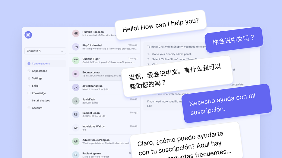 Chatwith - AI chatbot for your website & files | AppSumo
