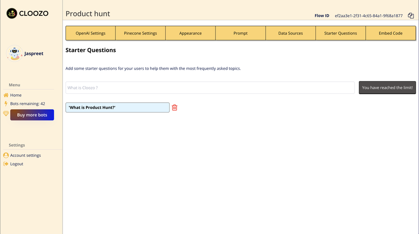 Cloozo - Create data-driven AI chatbots | AppSumo