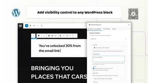 Conditional Blocks Pro - Personalize WordPress content | AppSumo