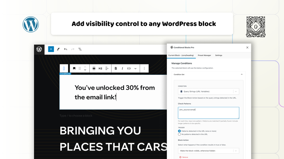 Conditional Blocks Pro - Personalize WordPress content | AppSumo
