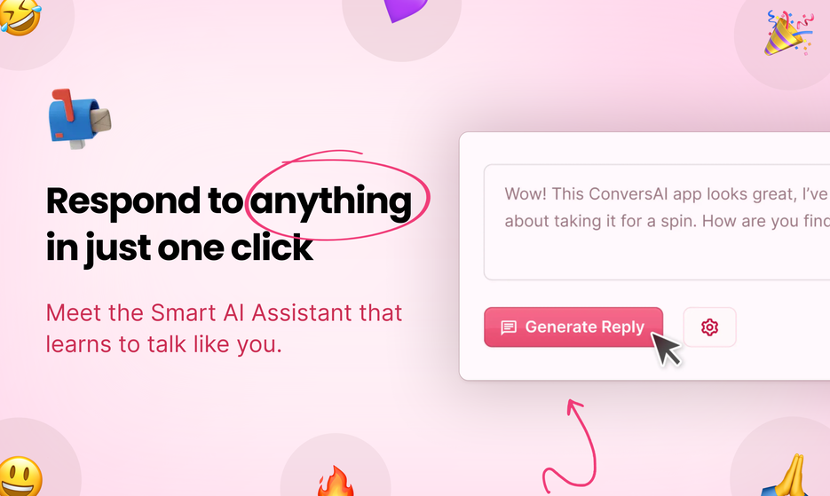 ConversAI - Respond to any message with AI | AppSumo