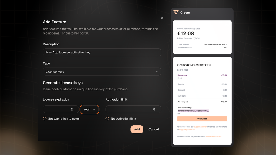 Creem - Accept payments globally | AppSumo