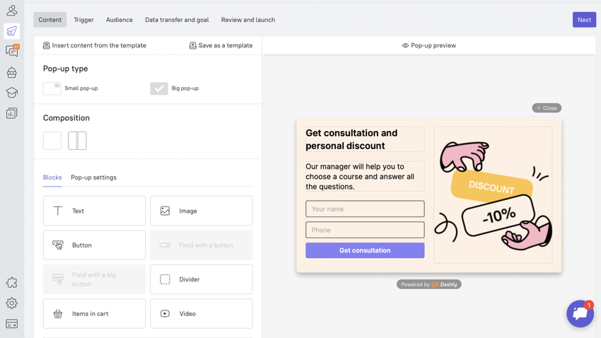 Dashly - Engage leads with multi-channel marketing | AppSumo