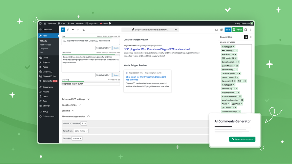 DiagnoSEO - SEO, content tools, & WordPress plugin | AppSumo