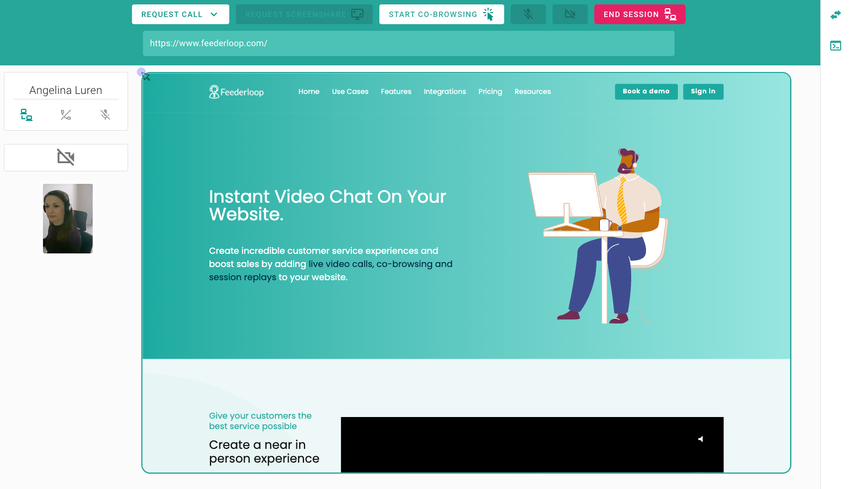 Feederloop - Video chat with users on your site | AppSumo
