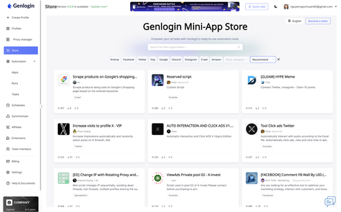 Genlogin - Automate tasks without getting banned | AppSumo