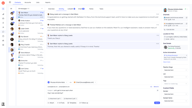GetSales - Cloud-based LinkedIn & email automation | AppSumo