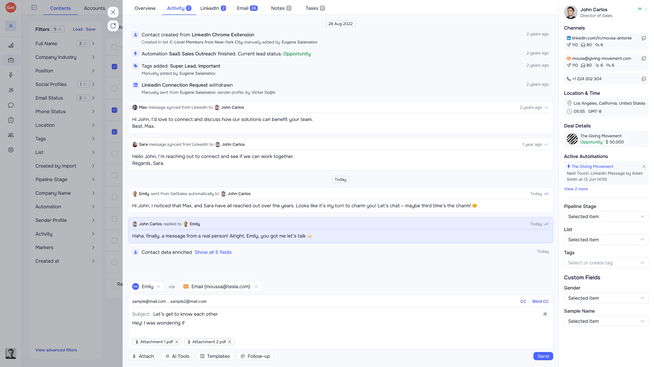 GetSales - Cloud-based LinkedIn & email automation | AppSumo